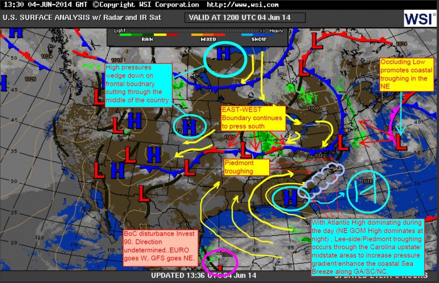 Anatomy of lee-side trough/piedmont trough, convergence zone and fairly ...