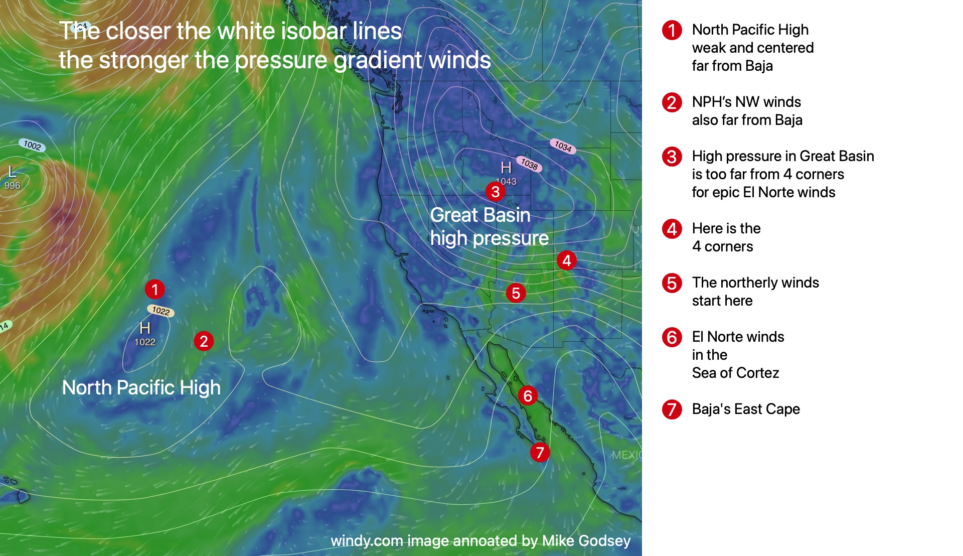 West Coast Wind Blog: A story of sea-faring snails and classic El Norte ...