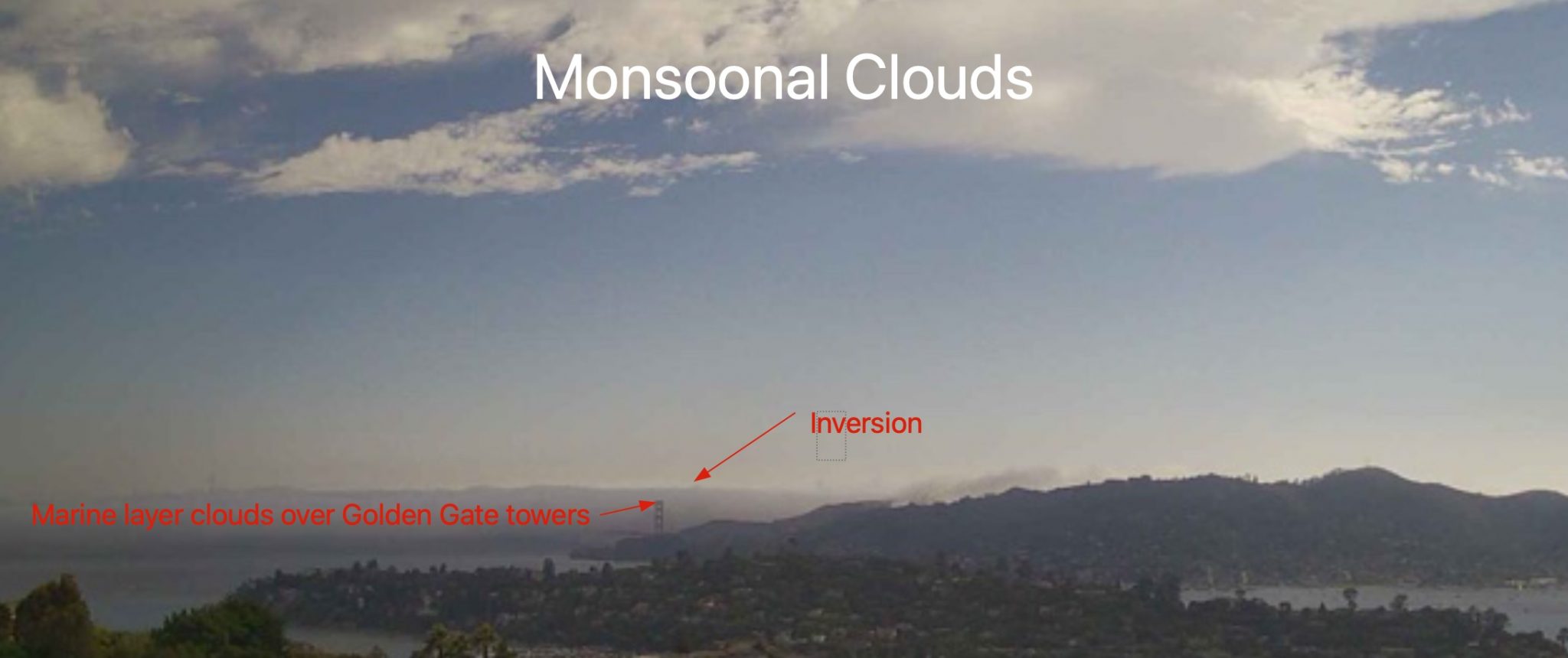 West Coast Wind Blog: Monsoonal Clouds for west coast - Blog ...