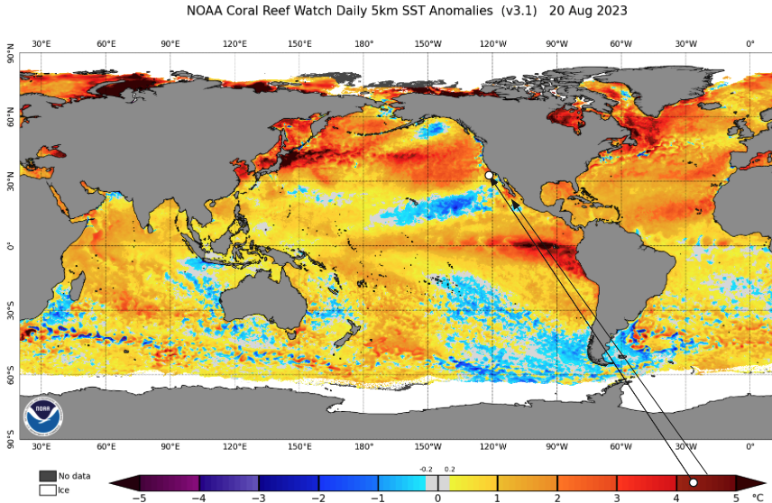 Hilary Trajectory: Warm water, Upper high pressure, Cut-off Low ...