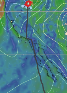 Hilary Trajectory: Warm water, Upper high pressure, Cut-off Low ...