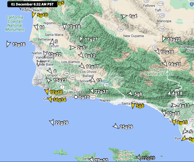 West Coast Wind Blog: Southern California and Baja forecast decoder ...